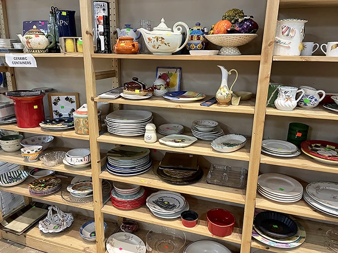 Dish paradise for the eclectic entertainer. Mix-and-match these plates for that "I collected these on my worldly travels" vibe without leaving North Carolina.