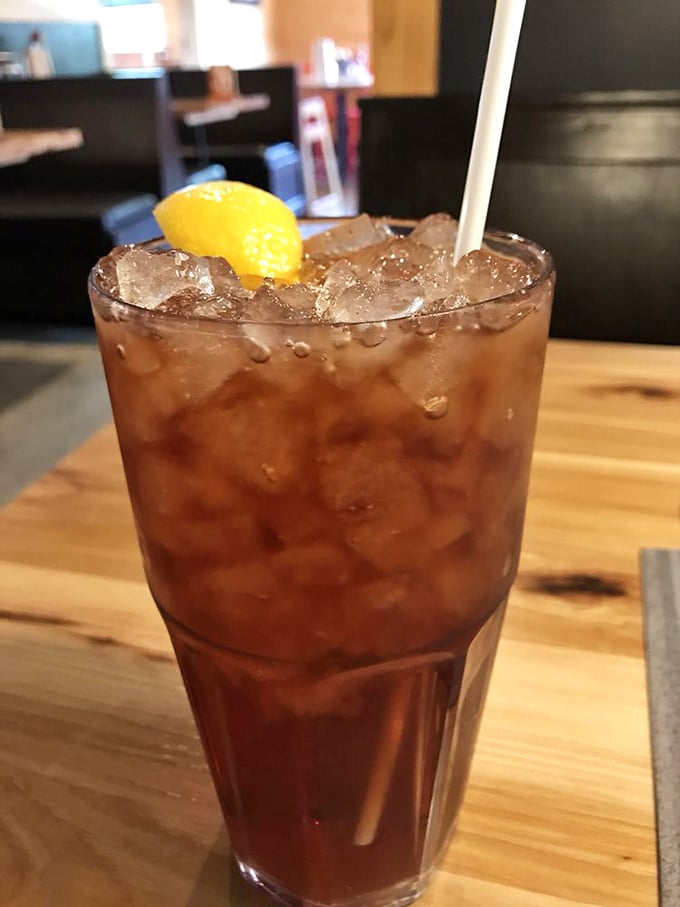 Sweet tea so perfectly amber it could be mistaken for liquid topaz. In Florida, this isn't just a beverage—it's practically a constitutional right.