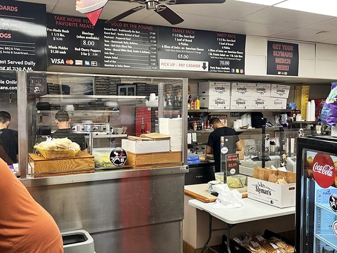 Where the magic happens—a glimpse into the kitchen that's sent thousands of Clevelanders home for involuntary naps after meat-induced bliss.