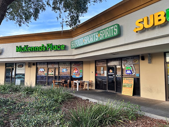 McKenna's Place promises that perfect Florida trifecta: seafood, sports, and spirits—the holy trinity of coastal dining satisfaction.