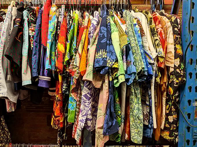 Hawaiian shirts so vibrant they practically play ukulele music when you touch them. Not just clothing—they're vacation memories waiting to happen.