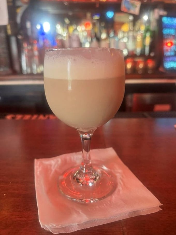This isn't just a cocktail—it's a vacation in a glass, offering creamy escape from reality one sip at a time.