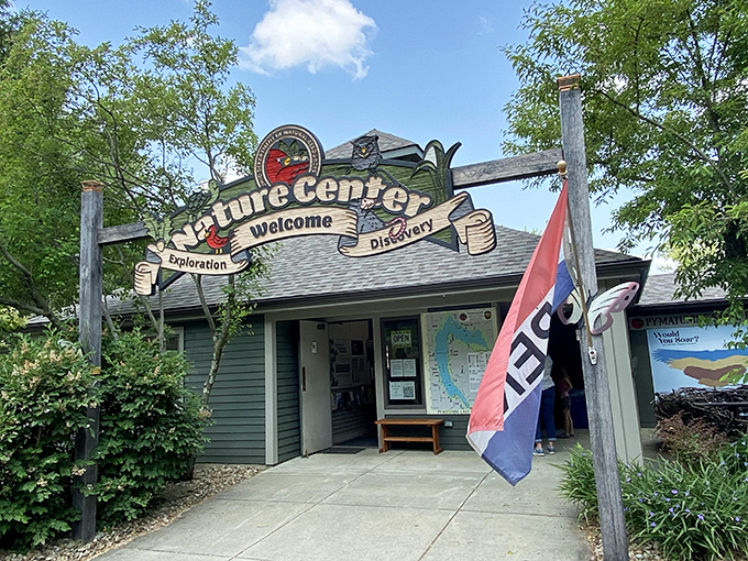 "Exploration, Welcome, Discovery" – three promises this charming nature center delivers on with exhibits that bring the outdoors inside.