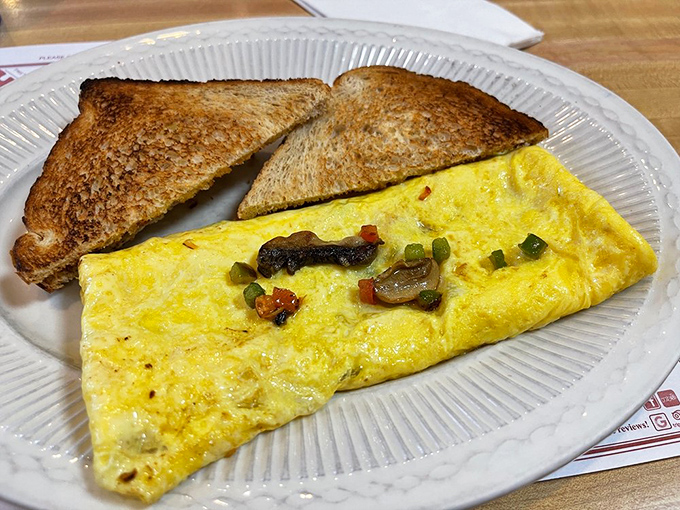 This omelet doesn't need a fancy French name to tell you it's going to be the highlight of your day.