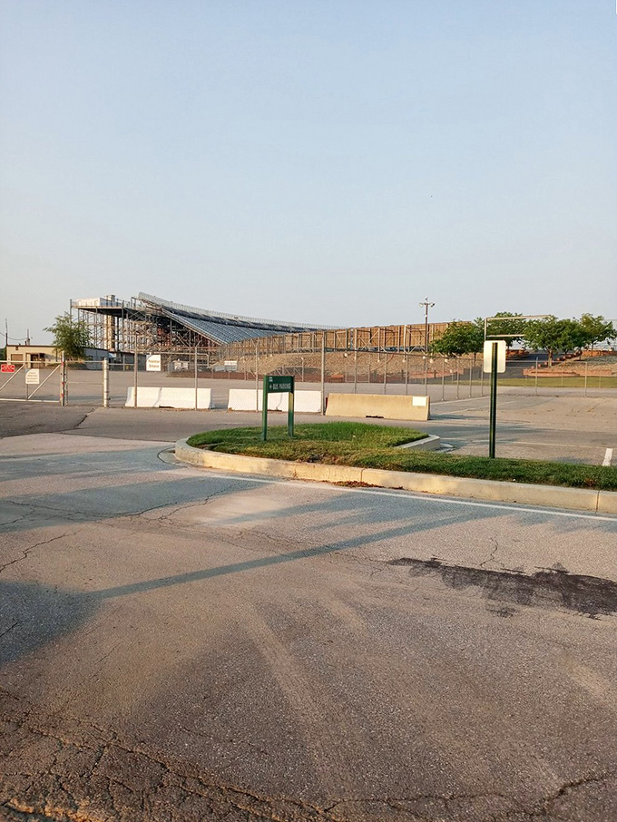 The speedway complex sprawls across the Dover landscape, a high-octane oasis waiting for the roar of engines and crowds.