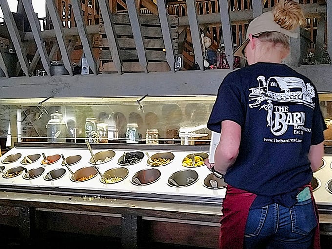 The salad bar that launched a thousand diets – and ended them just as quickly. Fresh ingredients arranged with care that puts grocery stores to shame.