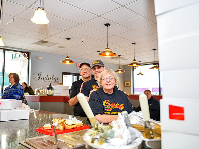 The staff at Mr. Sticky's doesn't just make pastries—they're creating memories, one caramelized swirl at a time.