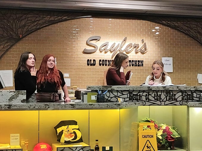 The staff at Sayler's aren't just servers – they're keepers of culinary tradition, guardians of the grill, and probably know your regular order before you sit down.
