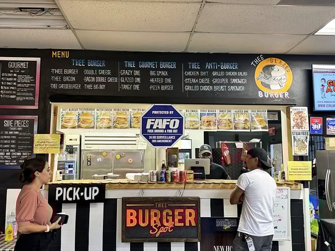 Where hungry customers and friendly staff create the daily symphony of a beloved neighborhood eatery—no reservation required, just an appetite.