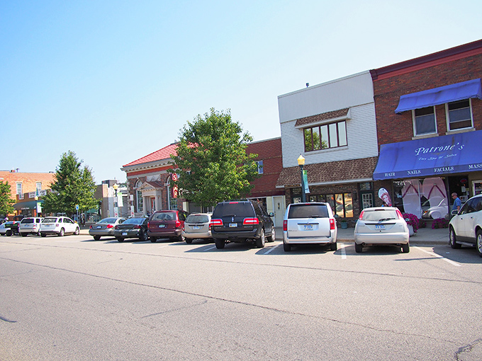 Local businesses adapt seamlessly between quiet weekday service and bustling race weekend customer demands efficiently.