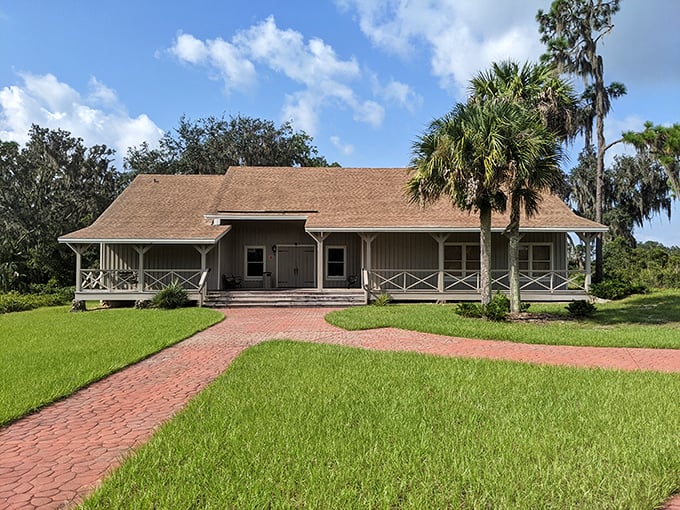 This charming historic structure tells Florida's frontier story better than any textbook. History with a front porch!