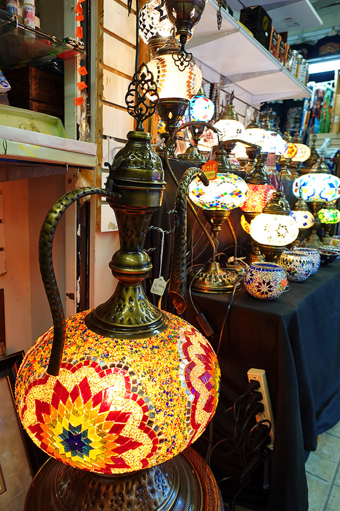Turkish mosaic lamps casting the kind of magical glow that makes everyone look 10 years younger—no filter needed!