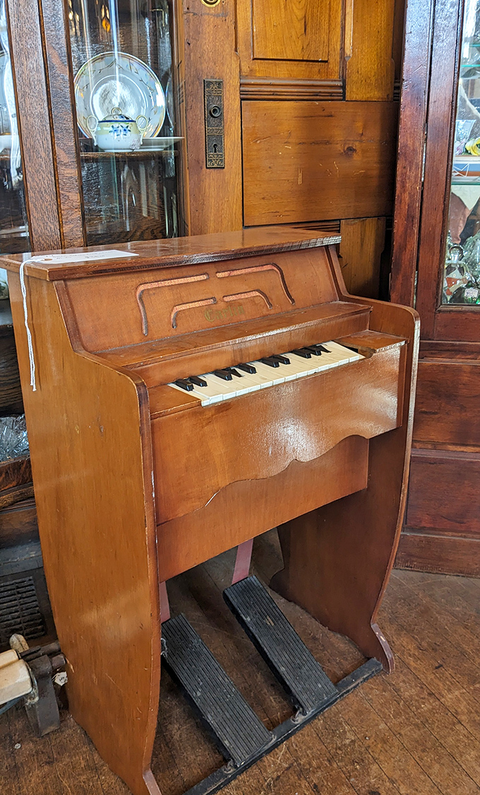 This isn't just a piano—it's a time machine with keys. One gentle press and you're transported to a 1920s parlor sing-along.