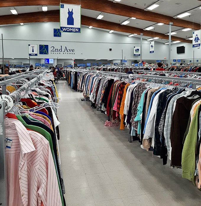 The women's section stretches as far as the eye can see. With this much selection, finding your style isn't just possible—it's inevitable.