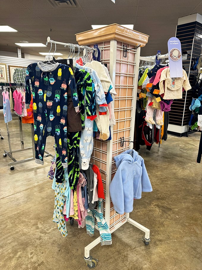 Tiny fashion statements for growing humans—that jellyfish pajama set would make midnight diaper changes almost enjoyable.