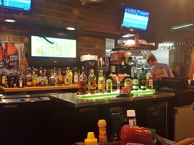 A bar stocked with liquid personality and enough screens to ensure you never miss a game. The bartender's smile is always the most important ingredient.