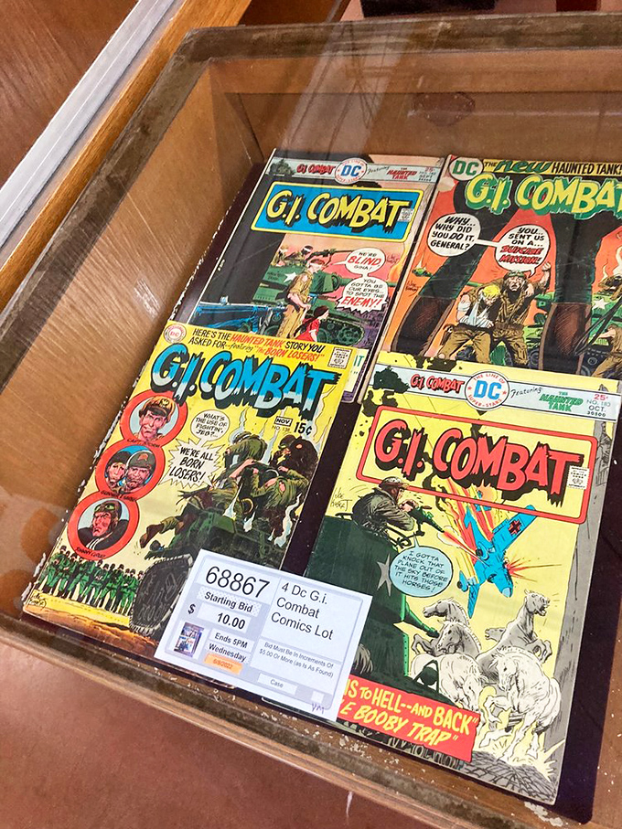 Comic book gold! These vintage G.I. Combat issues aren't just reading material—they're collectible time capsules of American pop culture.