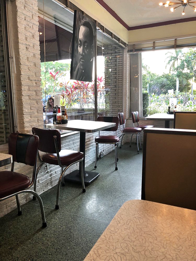 Classic dining room atmosphere where every meal feels like a celebration of authentic American comfort.