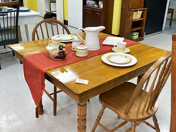 This oak dining set has hosted more family meals than you've had hot breakfasts—and at this price, it's ready to hear your family's conversations next.