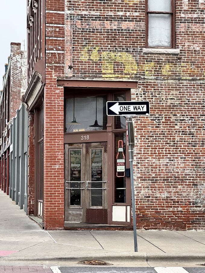 An entrance that whispers "come as you are" while promising culinary adventures that'll exceed expectations.
