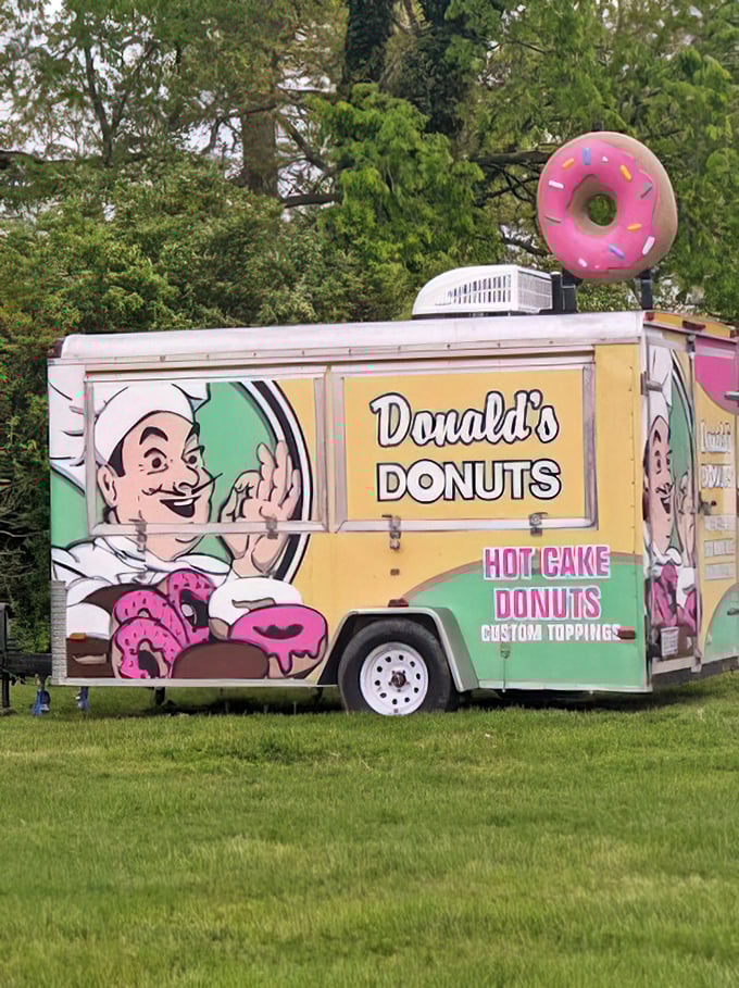 Even their food truck spreads the donut gospel beyond Zanesville's borders with mobile magic.