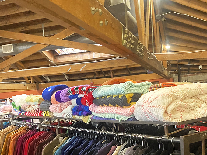 Cozy knitted blankets perfect for Netflix marathons or impromptu picnic adventures in Griffith Park.