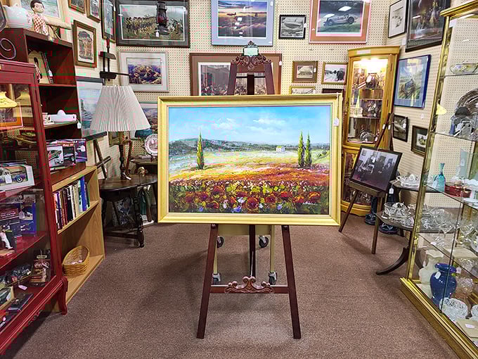Art that transports you to places you've never been but somehow feel nostalgic for anyway.