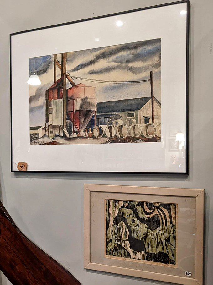 Art that captures Florida's industrial past – when someone saw beauty in structures most would drive past without a second glance.