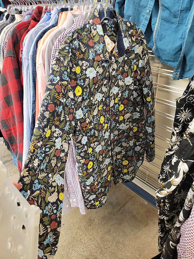 Pattern paradise! These shirts prove that someone else's "what was I thinking?" purchase can become your signature look.