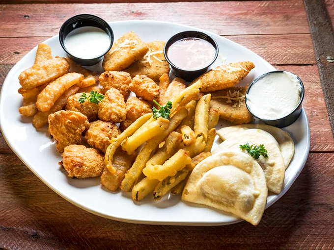 The sampler platter that solves the eternal question: "Why choose one when you can have it all?" Democracy on a plate.