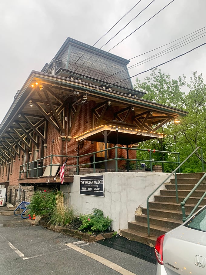 These stairs don't just lead to a restaurant—they're the gateway to your new favorite Pennsylvania dining destination.