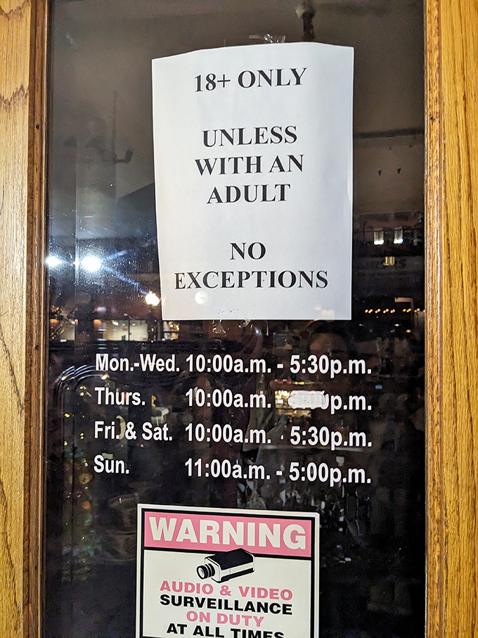 The "adults only" sign isn't what you think – it's just protecting priceless treasures from tiny, curious, jam-covered fingers.