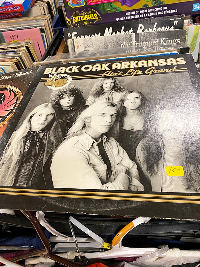 Vinyl records – where Black Oak Arkansas still rocks and album art was an experience, not just a tiny square on your phone screen.