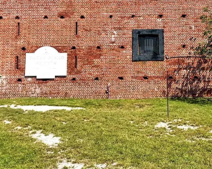 Centuries-old brick walls with mysterious holes – if these walls could talk, they'd tell tales of war and hauntings.