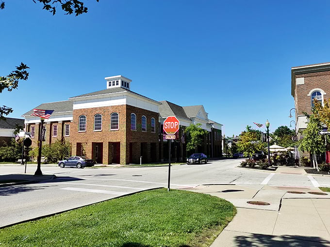 Hudson: Modern meets historic in this charming downtown where brick buildings house trendy shops. Shopping local never looked so good!