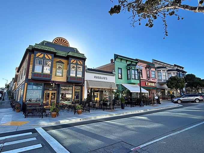Pacific Grove's charming streets are lined with colorful Victorians that make even the most committed minimalist consider gingerbread trim.