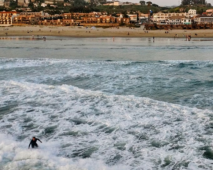 Pismo Beach's endless sand stretches invite long walks while waves provide nature's perfect soundtrack. 