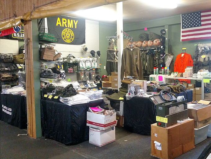 Military memorabilia and gear for the history buff or practical outdoorsperson – from Army surplus to tactical equipment all in one spot.