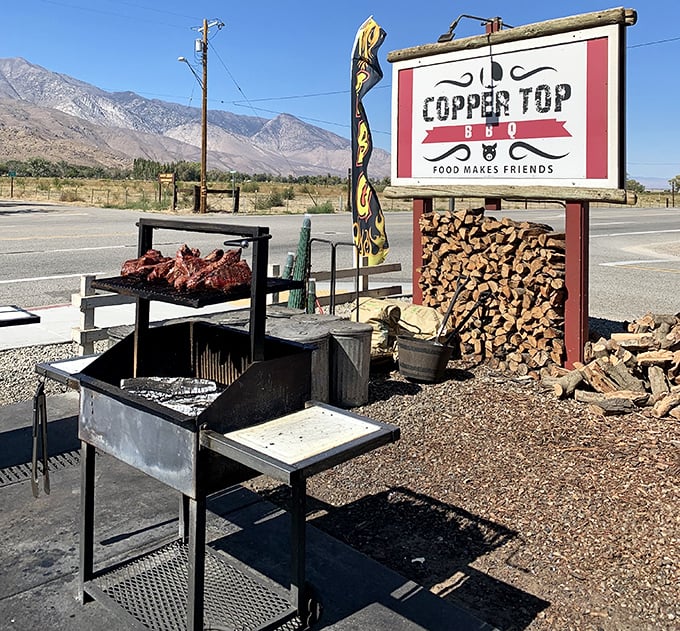 "Food Makes Friends" isn't just a slogan – it's a promise delivered through smoke, fire, and the magic of perfectly tended meats.
