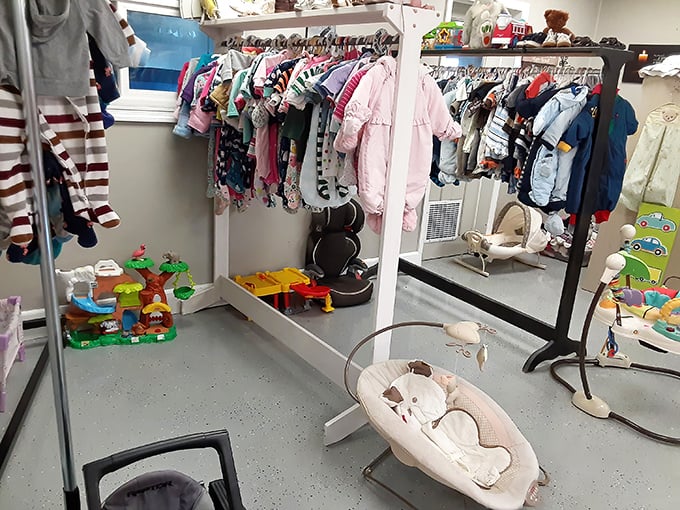 The children's section is dangerously adorable. Parents beware: you'll come for a onesie and leave with an entire seasonal wardrobe for your rapidly growing little one.