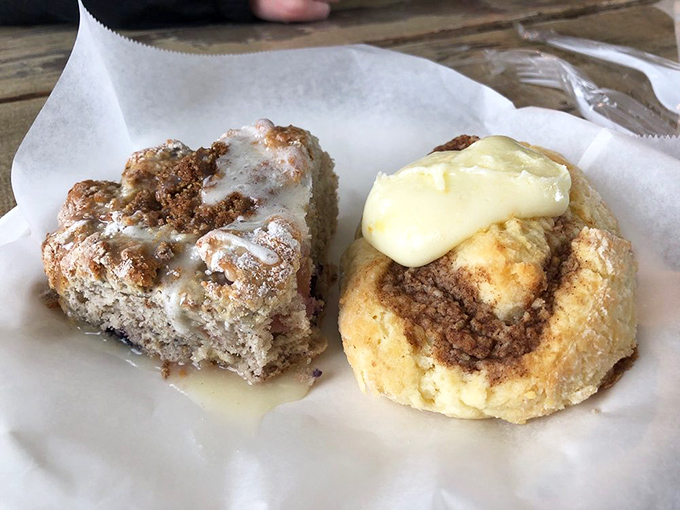 Sweet biscuit variations that prove breakfast can swing both ways – savory and sweet – sometimes in the same glorious bite.