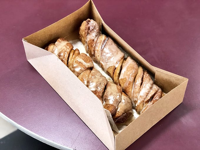 Cinnamon roll twists that prove sometimes the best things in life come in pairs. Perfectly glazed and ready to be pulled apart with childlike glee.