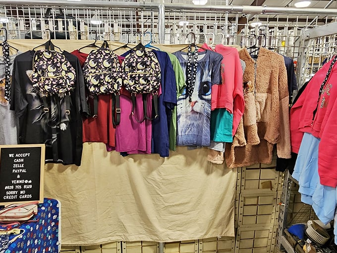 Fashion statements of all species! That cat t-shirt isn't just clothing—it's a conversation starter that's found its natural habitat among eclectic neighbors.