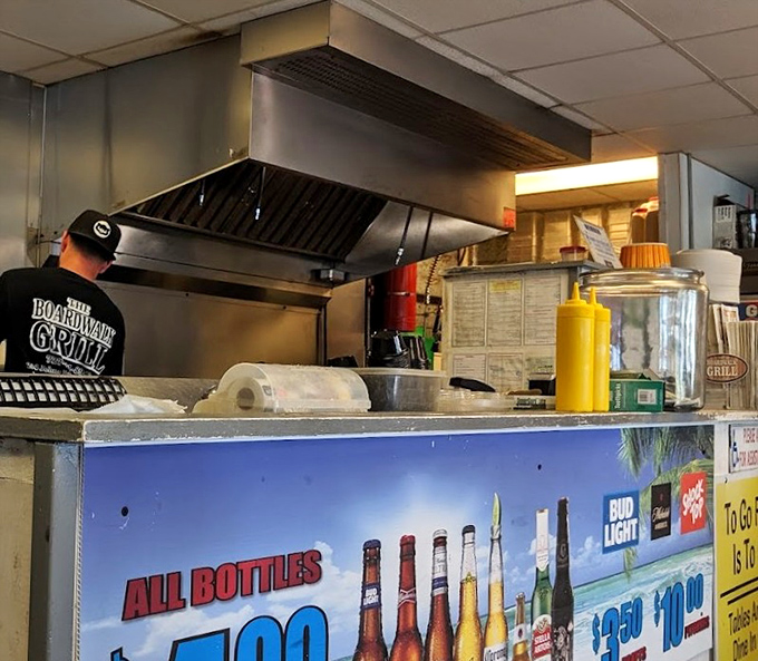 Where the magic happens. Simple equipment, skilled hands, and fresh ingredients – the holy trinity of memorable meals.