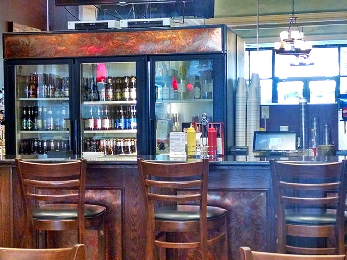 The bar area – where regulars have their unofficial assigned seats and newcomers quickly feel like they've been coming for years.