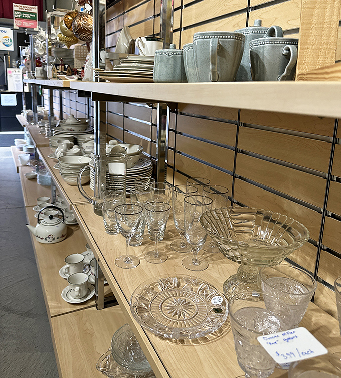 Crystal and china that would make your grandmother swoon. These aren't just dishes—they're dinner party conversation starters waiting to happen.