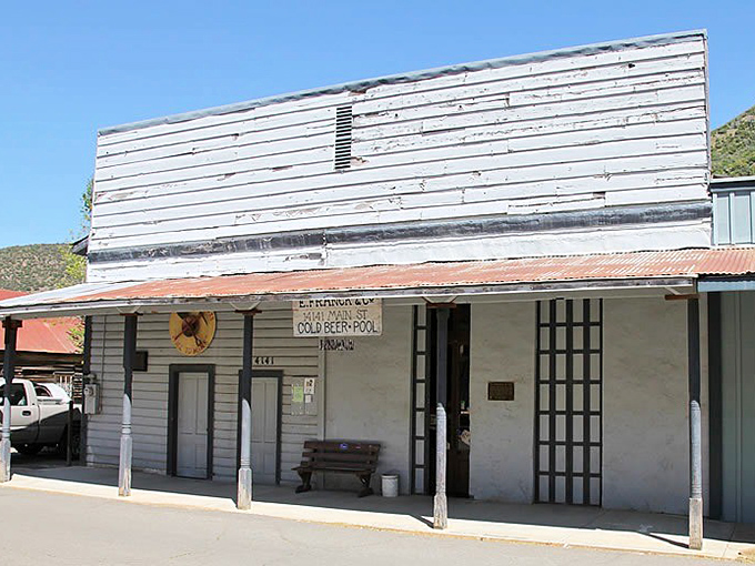 The E. Franck & Company Store building has seen boom times and quiet years, yet remains standing – a testament to frontier craftsmanship and stubborn endurance.