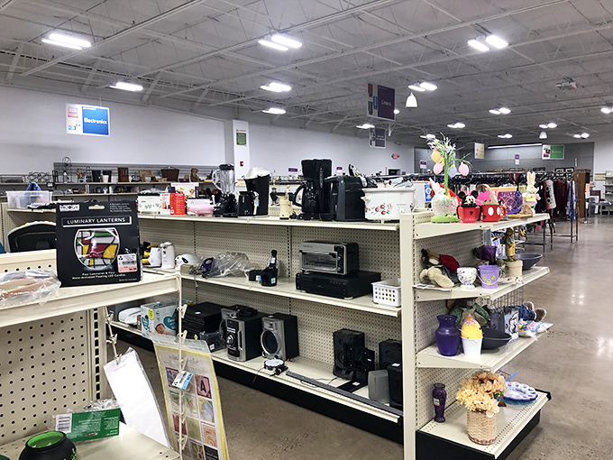 Coffee makers, toasters, and kitchen gadgets galore—this electronics section is where appliances get their second chance at countertop stardom.