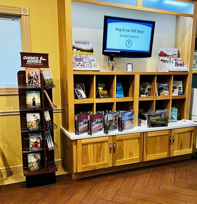 Beyond the meal lies a treasure trove of take-home memories—books and gifts that let you bring a slice of Amish country back to your Florida condo.