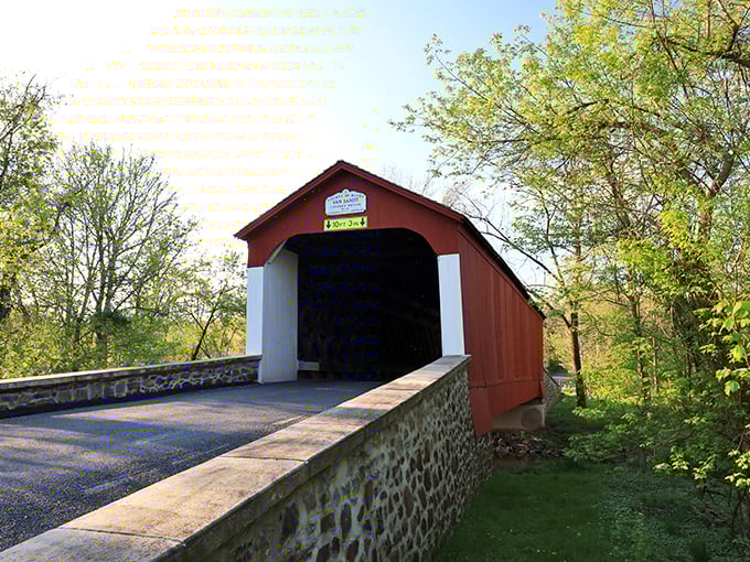This covered bridge connects more than riverbanks – it links today's travelers with Pennsylvania's storied past.